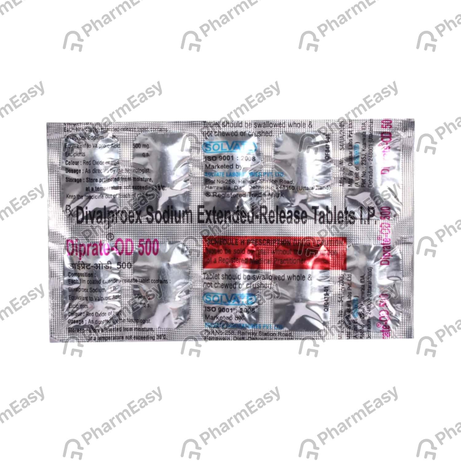 Diprate Od 500 MG Tablet (10): Uses, Side Effects, Price & Dosage | PharmEasy