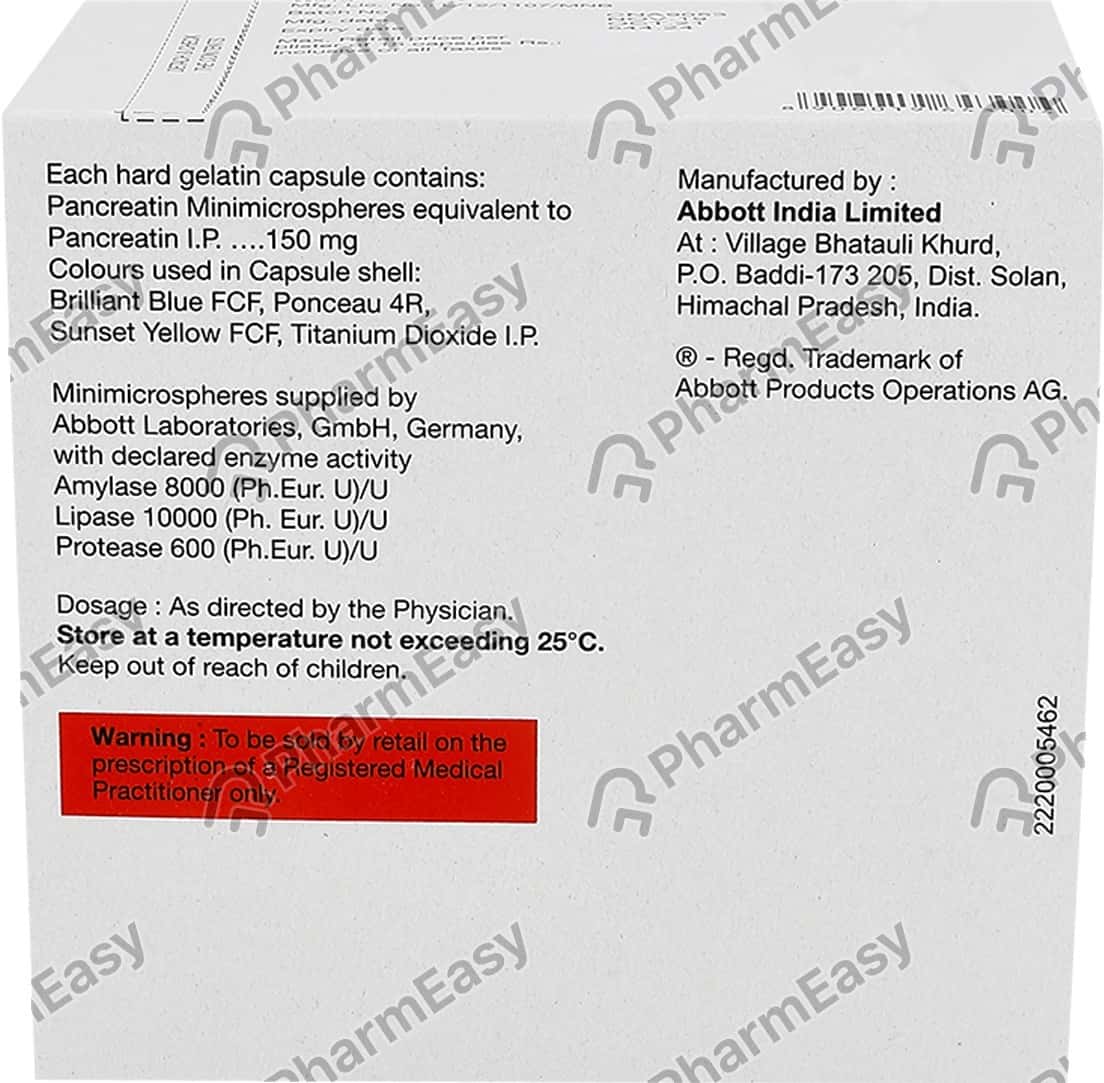 Creon 150 MG Capsule (15): Uses, Side Effects, Price & Dosage | PharmEasy