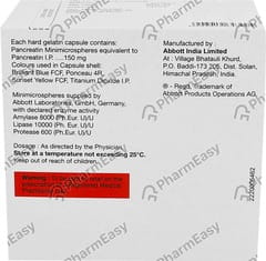 Creon 150 MG Capsule (15): Uses, Side Effects, Price & Dosage | PharmEasy