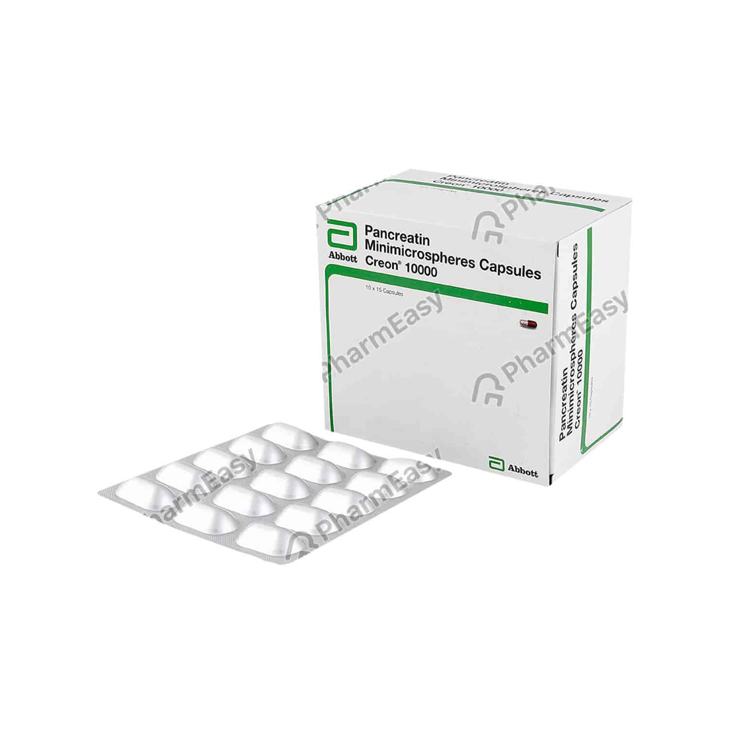 Buy Creon 10000 Cap 15'S Online at Flat 18% OFF* | PharmEasy