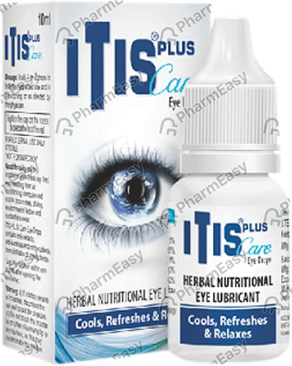 Buy ITIS PLUS CARE EYE DROPS 10ML Online & Get Upto 60% OFF at PharmEasy