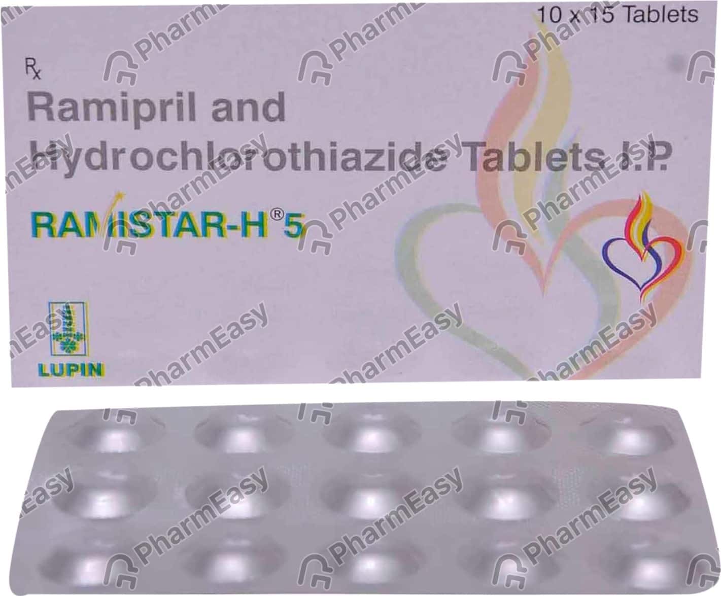 Ramistar H 5mg Strip Of 15 Tablets: Uses, Side Effects, Price & Dosage ...