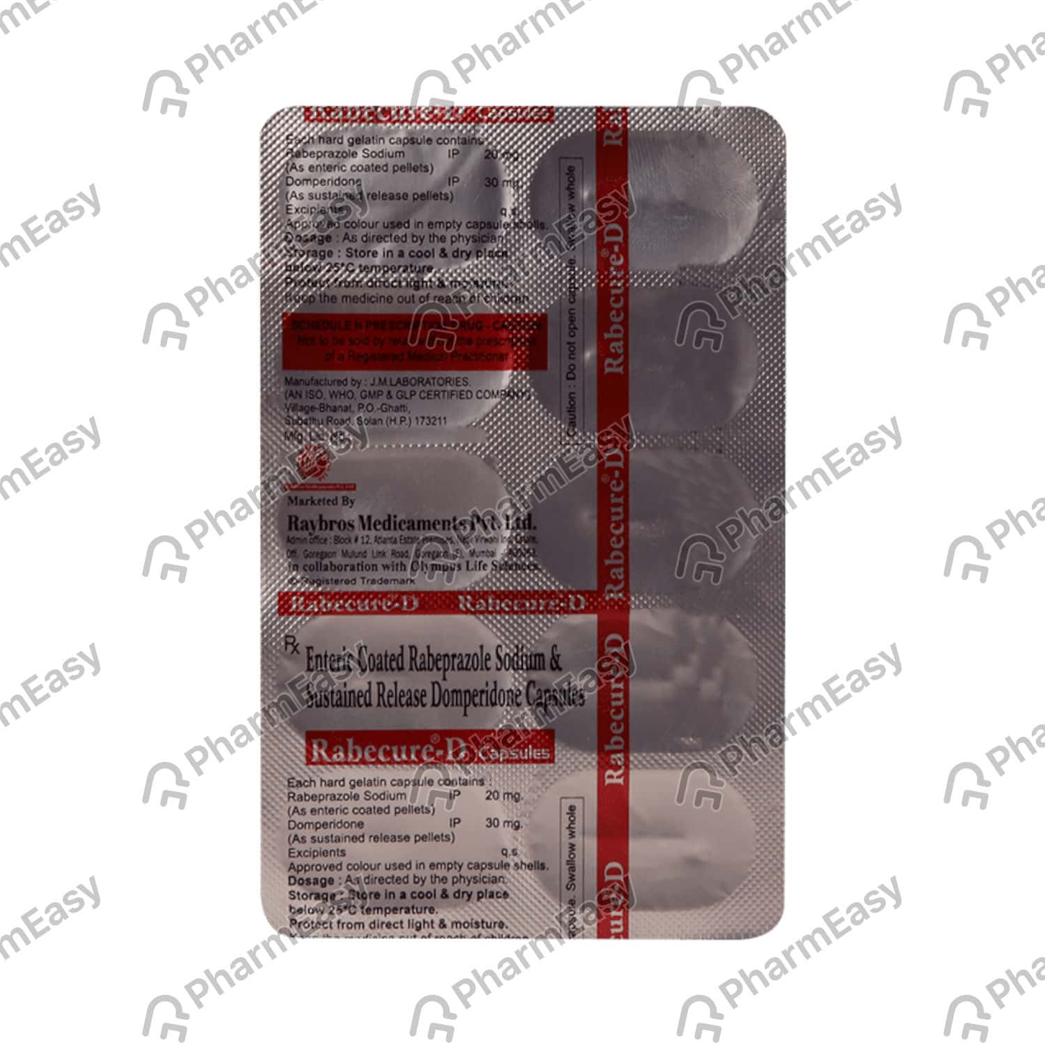 Rabecure D Capsule (10): Uses, Side Effects, Price & Dosage | PharmEasy