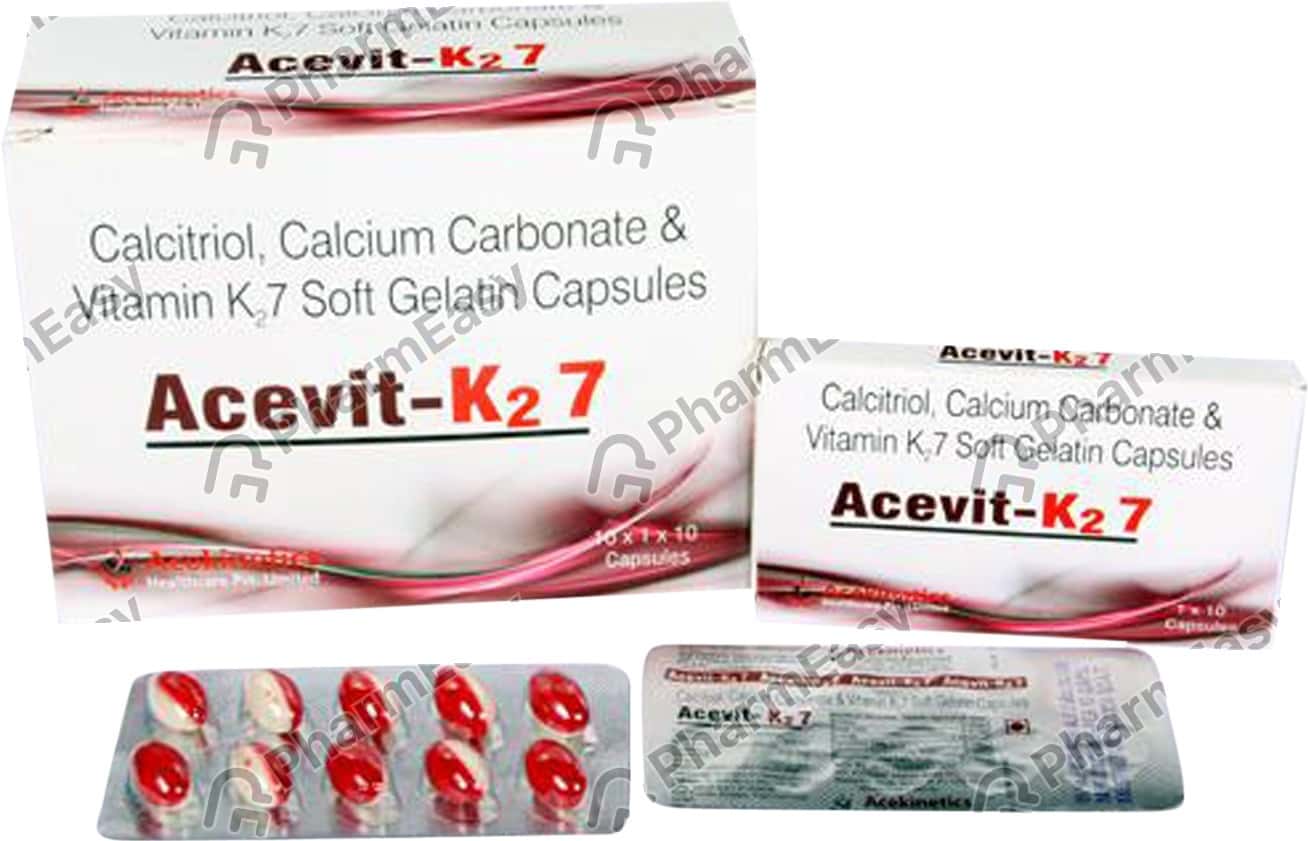 Buy Acevit K27 Capsule (10) Online at Flat 15% OFF | PharmEasy