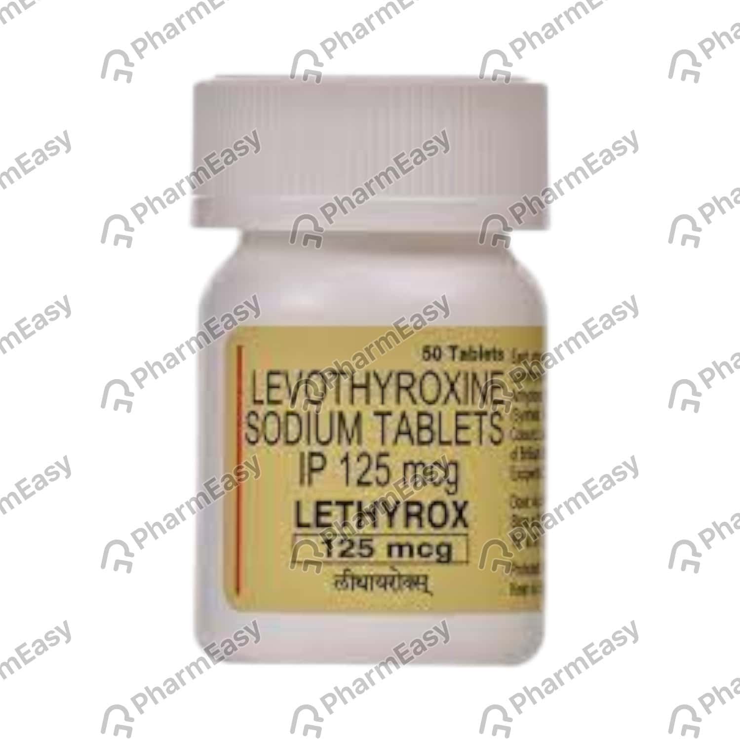 Lethyrox 125 MCG Tablet (50): Uses, Side Effects, Price & Dosage ...