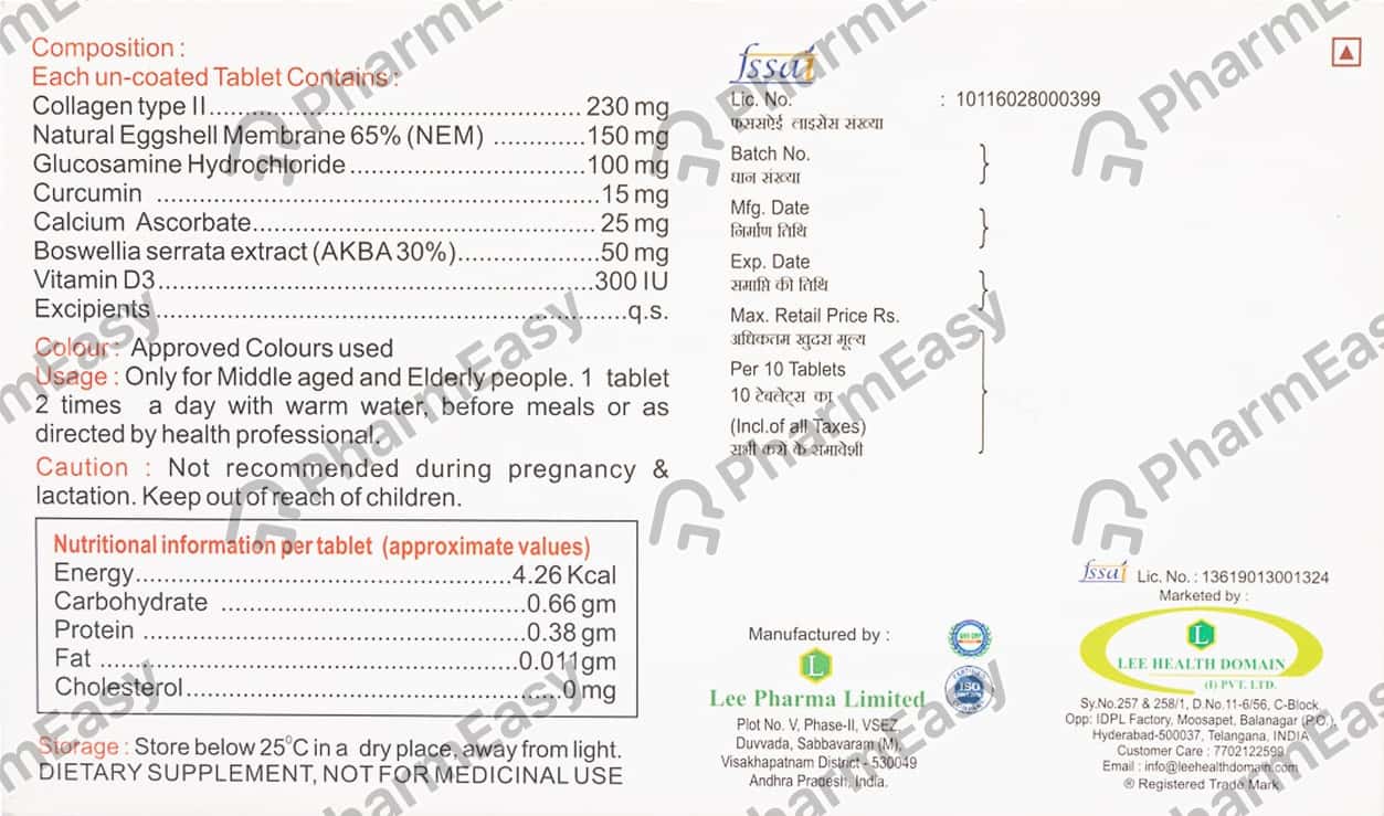 Buy Smoothwalk Strip Of 10 Tablets Online at Flat 15% OFF | PharmEasy