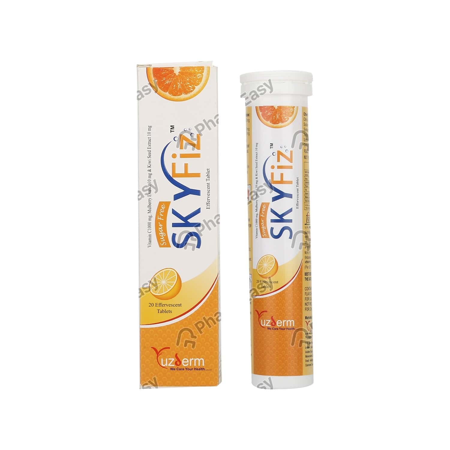 Buy Skyfiz Sugar Free Bottle Of 20 Effervescent Tablets Online at Flat ...