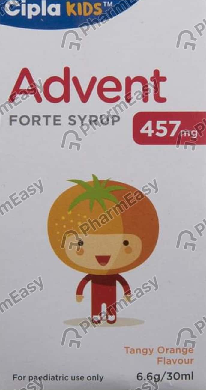 Advent Forte 457mg Orange Flavour Syrup 30ml: Uses, Side Effects, Price ...