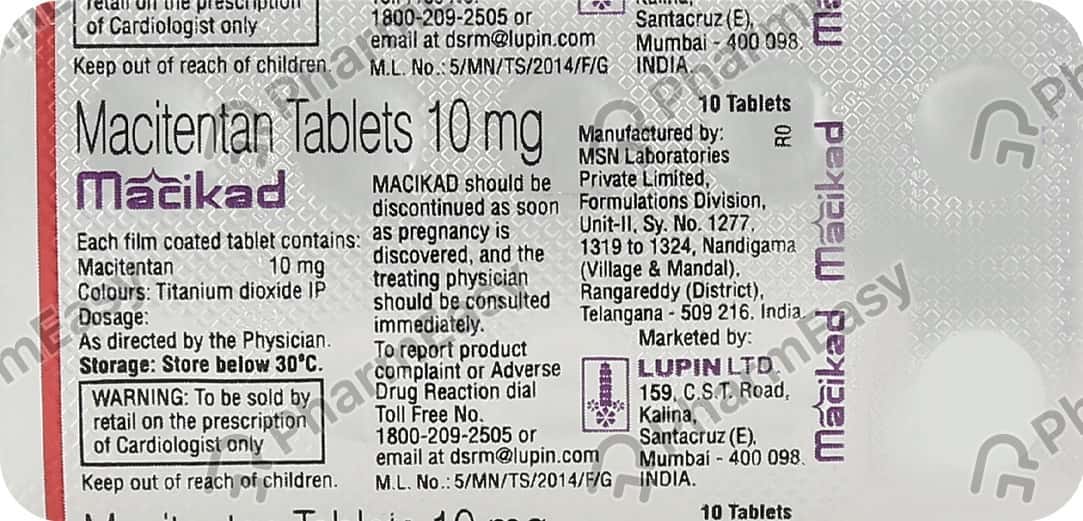 Buy Macikad 10 MG Tablet (10) Online at Flat 15% OFF | PharmEasy
