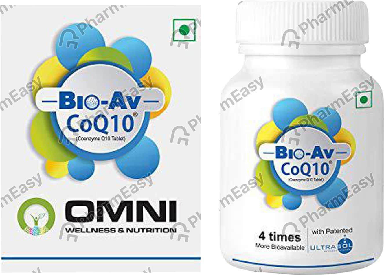 Bio Av Coq 60 MG Tablet (30): Uses, Side Effects, Price & Dosage ...