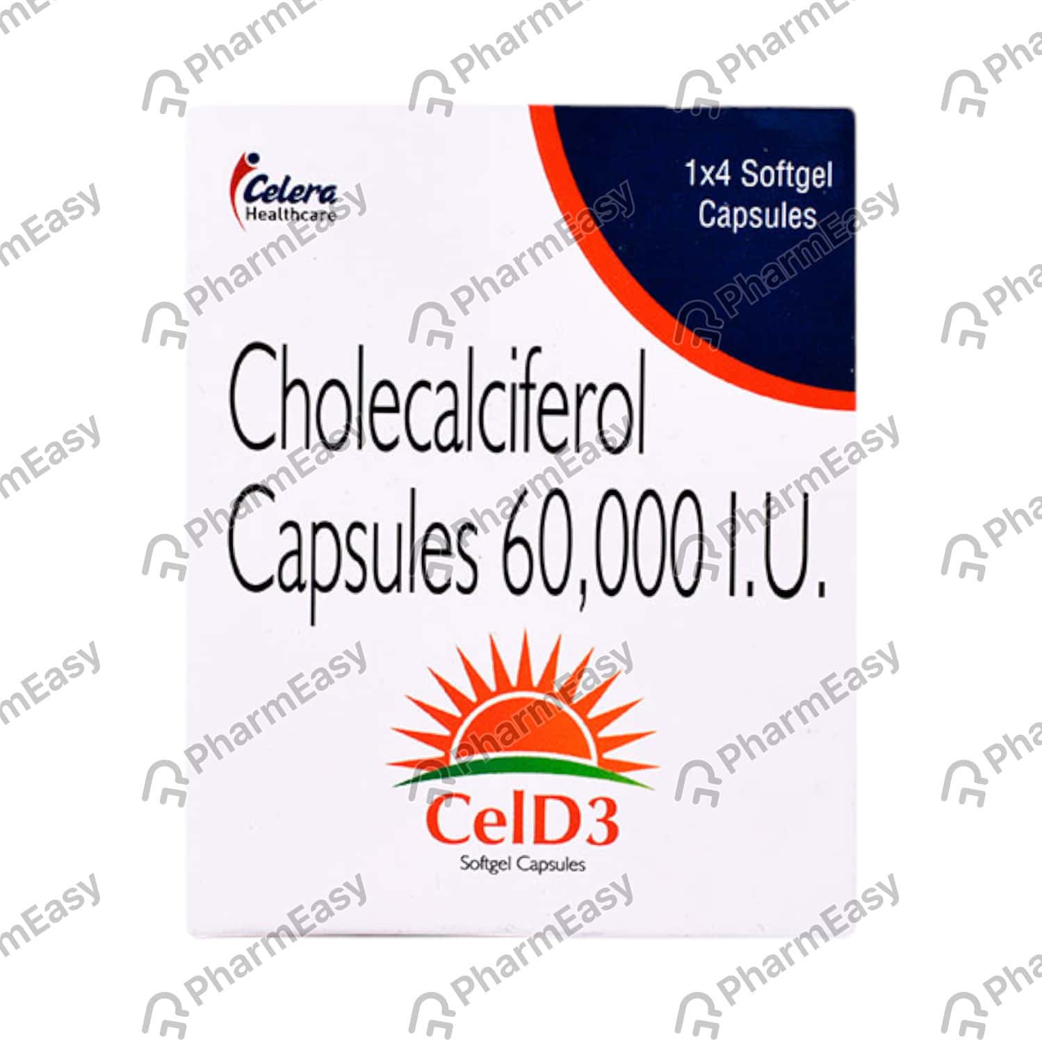 Cel D3 60000 IU Softgel Capsule (4): Uses, Side Effects, Price & Dosage ...