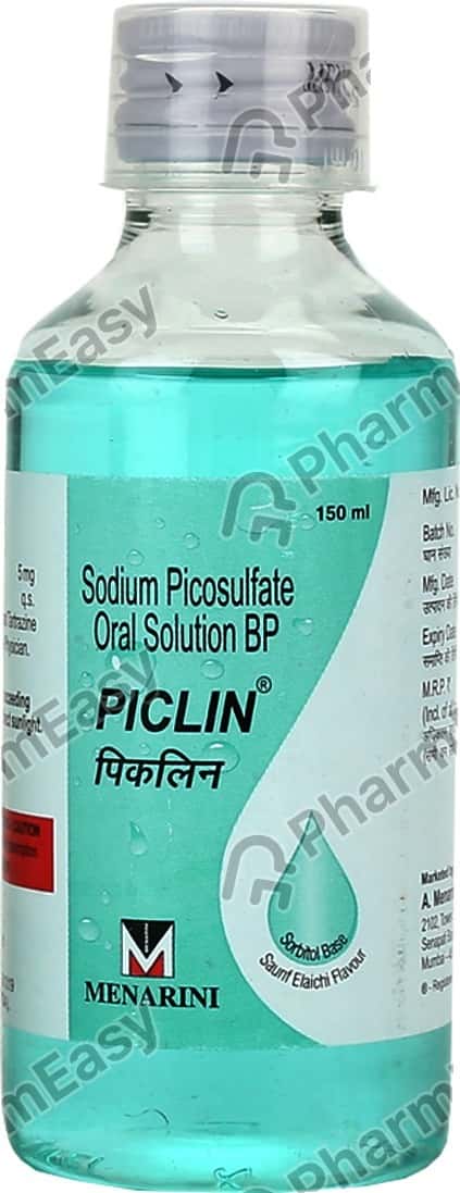 Piclin 5 MG/5ML Oral Solution (150): Uses, Side Effects, Price, Dosage ...