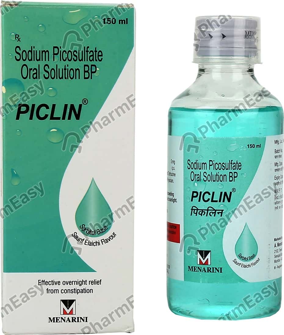 Piclin 5 MG/5ML Oral Solution (150): Uses, Side Effects, Price, Dosage ...