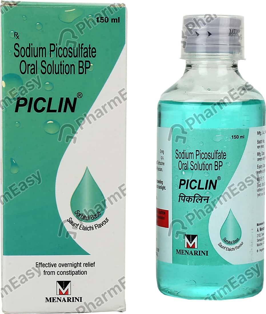 Piclin 5 MG/5ML Oral Solution (150): Uses, Side Effects, Price & Dosage ...