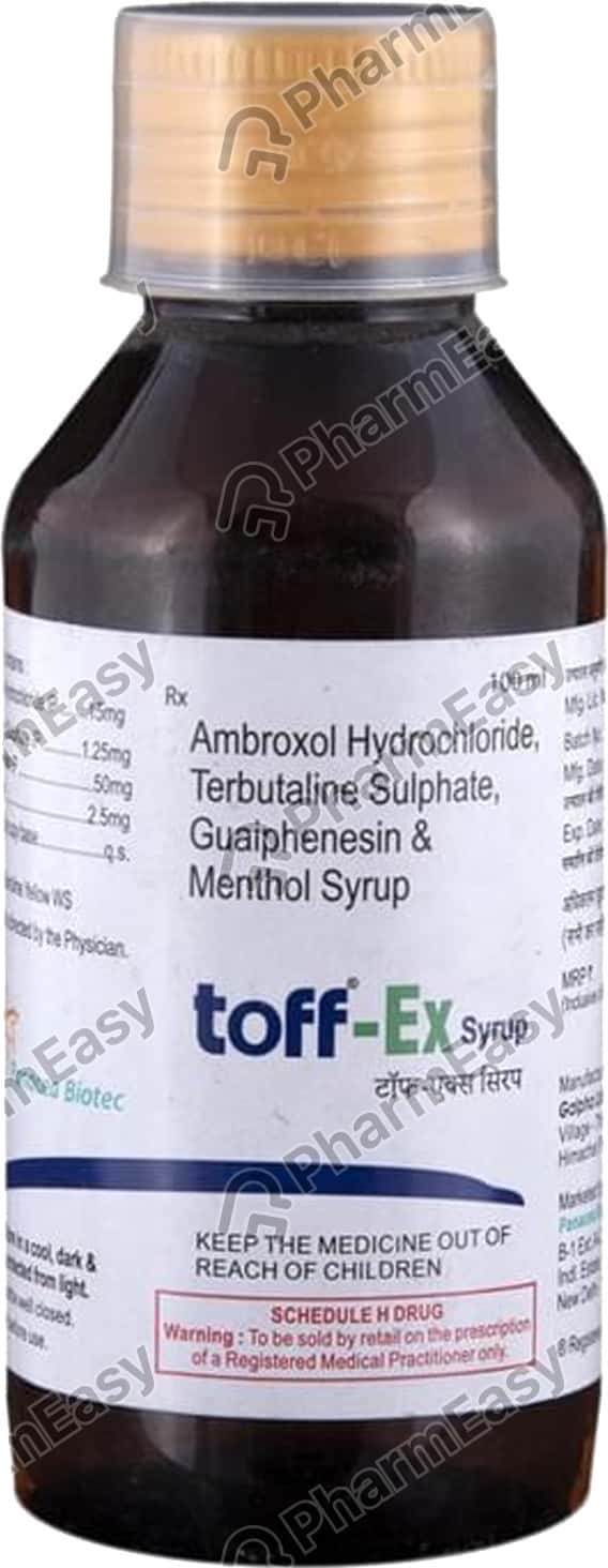 Buy Toff Ex Bottle Of 100ml Syrup Online at Flat 15% OFF | PharmEasy