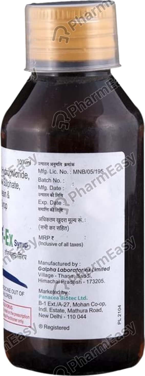 Buy Toff Ex Bottle Of 100ml Syrup Online at Flat 15% OFF | PharmEasy
