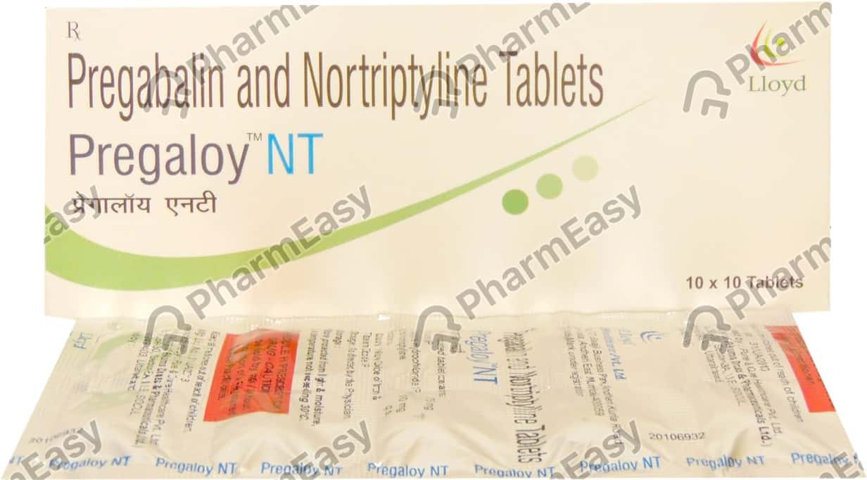 Pregaloy Nt Strip Of 10 Tablets: Uses, Side Effects, Price & Dosage ...