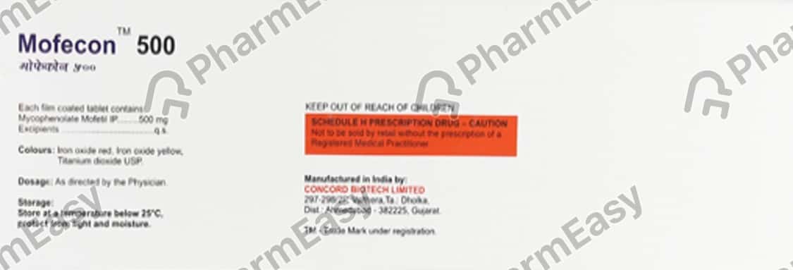 Buy Mofecon 500 MG Tablet (10) Online at Flat 15% OFF | PharmEasy