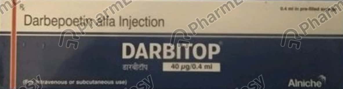 Darbitop 40 MCG Injection (0.4): Uses, Side Effects, Price & Dosage ...
