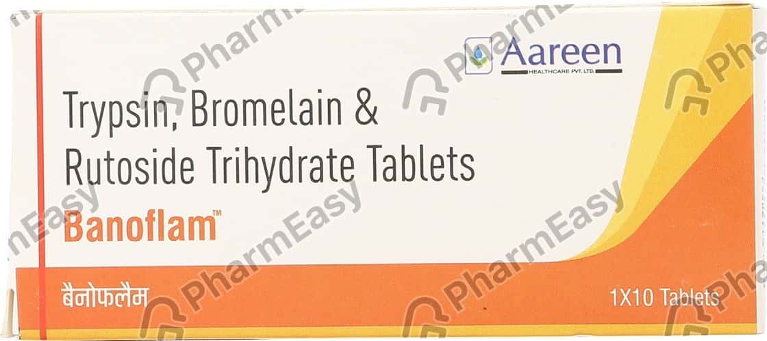 Banoflam Strip Of 10 Tablets: Uses, Side Effects, Price & Dosage ...