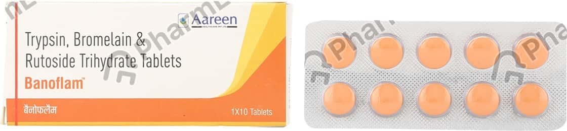 Banoflam Strip Of 10 Tablets: Uses, Side Effects, Price & Dosage ...