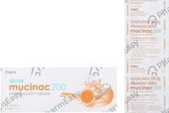 Mucinac 200 MG Tablet (10): Uses, Side Effects, Price & Dosage | PharmEasy
