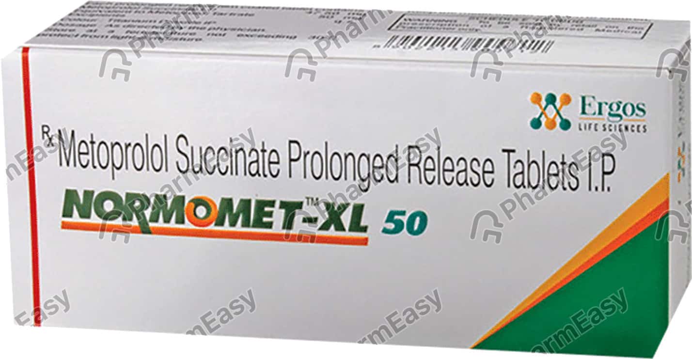 Normomet Xl 50 MG Tablet (10): Uses, Side Effects, Price & Dosage ...