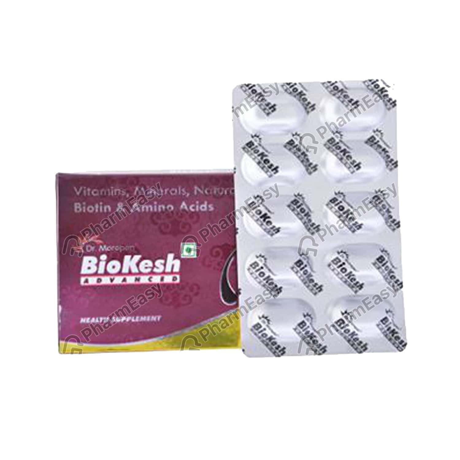 Buy New Biokesh Advance Strip Of 10 Tablets Online at Flat 18% OFF ...