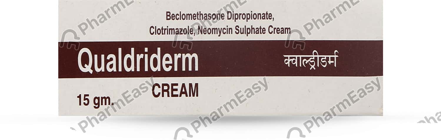 Qualdriderm Cream 15gm: Uses, Side Effects, Price & Dosage | PharmEasy