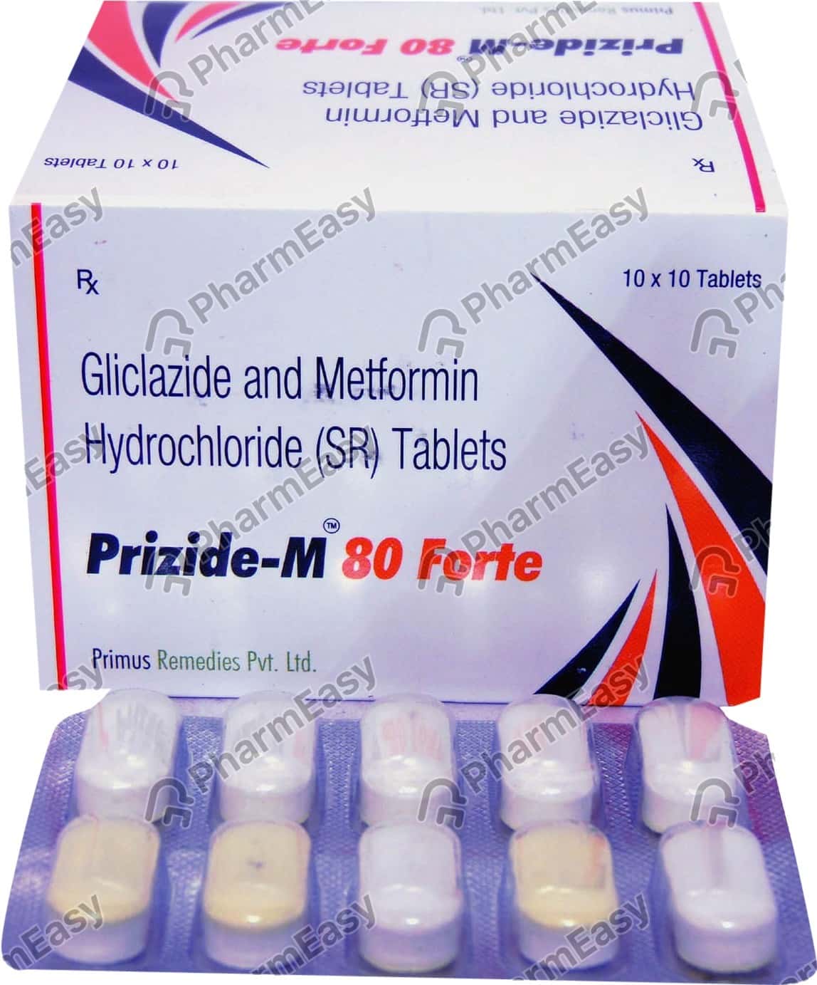 Prizide M 80mg Forte Strip Of 10 Tablets: Uses, Side Effects, Price ...