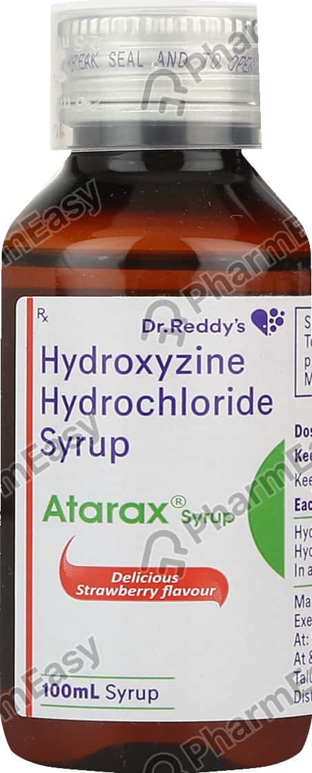 Atarax 10 MG/5ML Syrup (100): Uses, Side Effects, Price & Dosage ...