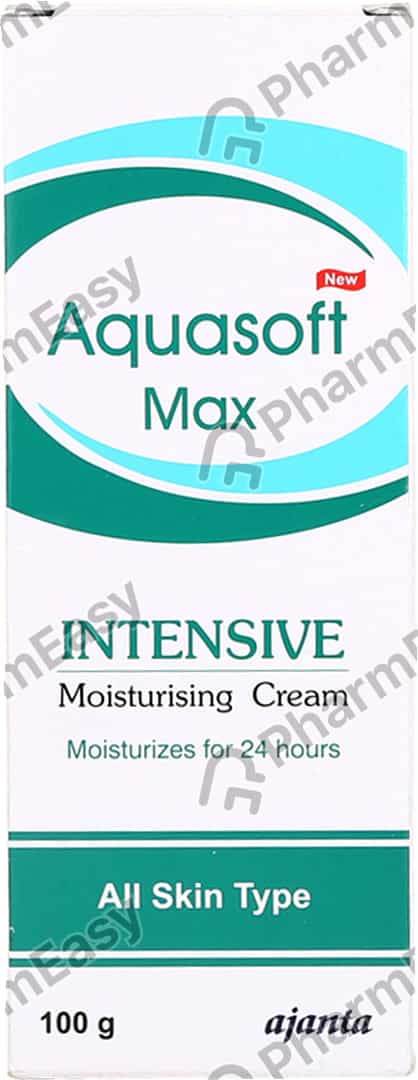 Buy AQUASOFT MAX INTENSIVE MOISTURISING CREAM TUBE OF 100G Online & Get ...