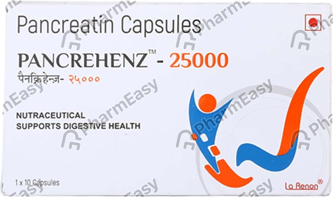 Pancrehenz 300 MG Capsule (10): Uses, Side Effects, Price & Dosage ...