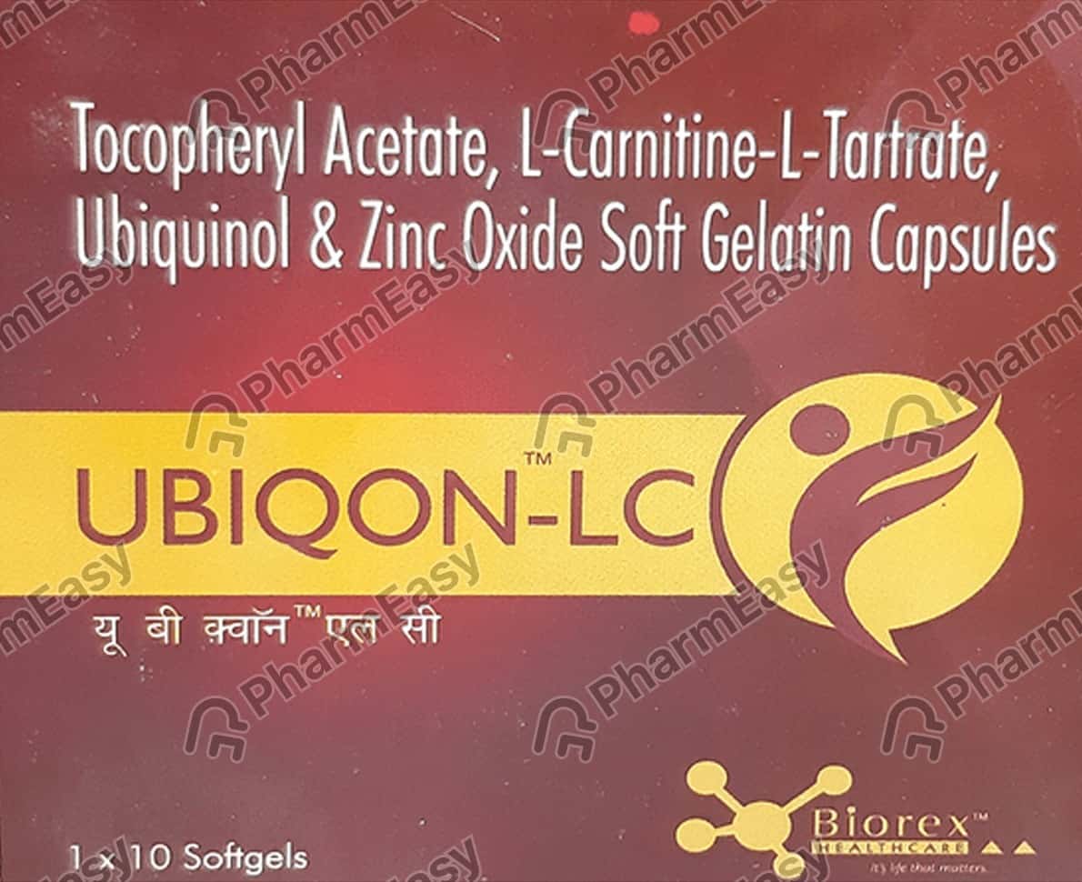 Buy Ubiqon Lc Strip Of 10 Capsules Online at Flat 15% OFF | PharmEasy