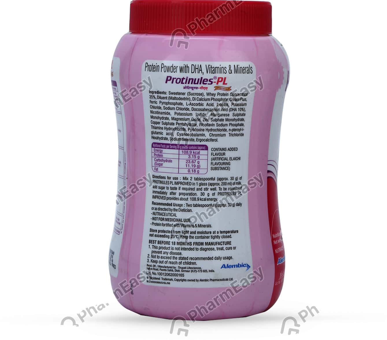 Buy PROTINULES PL ELAICHI FLAVOUR BOTTLE OF 200GM POWDER Online & Get ...