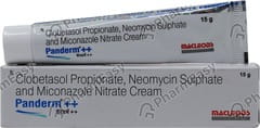 Panderm Plus Plus Tube Of 15gm Cream: Uses, Side Effects, Price ...