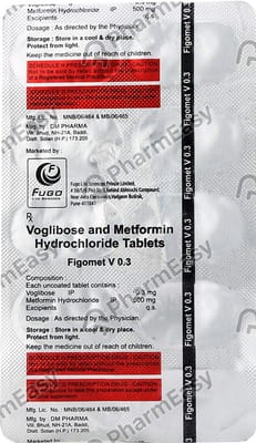 Figomet V 0.3mg Strip Of 10 Tablets: Uses, Side Effects, Price & Dosage ...