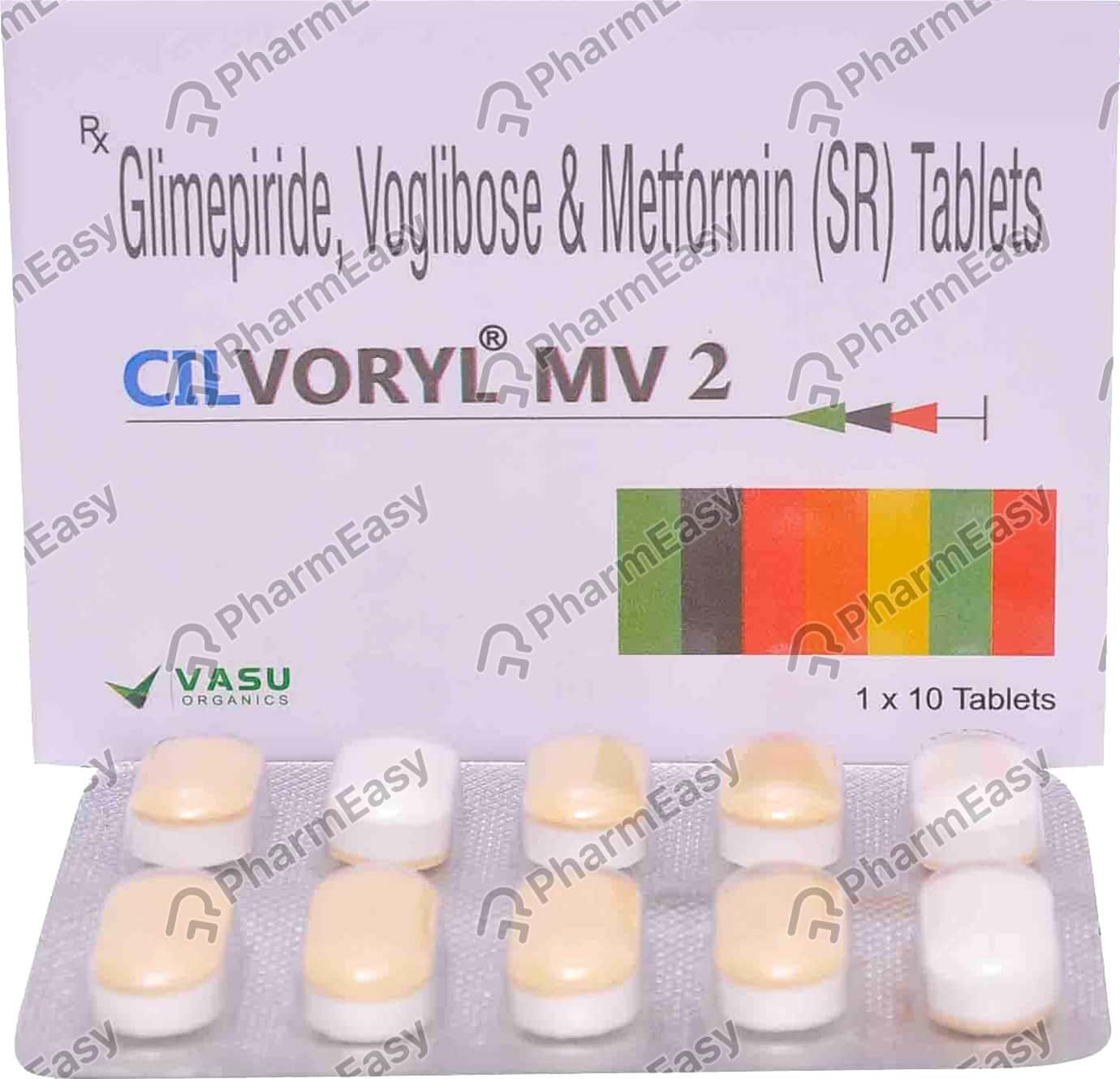 Cilvoryl Mv 2mg Strip Of 10 Tablets: Uses, Side Effects, Price & Dosage ...