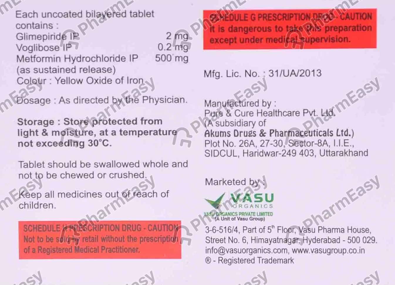 Cilvoryl Mv 2mg Strip Of 10 Tablets: Uses, Side Effects, Price & Dosage ...