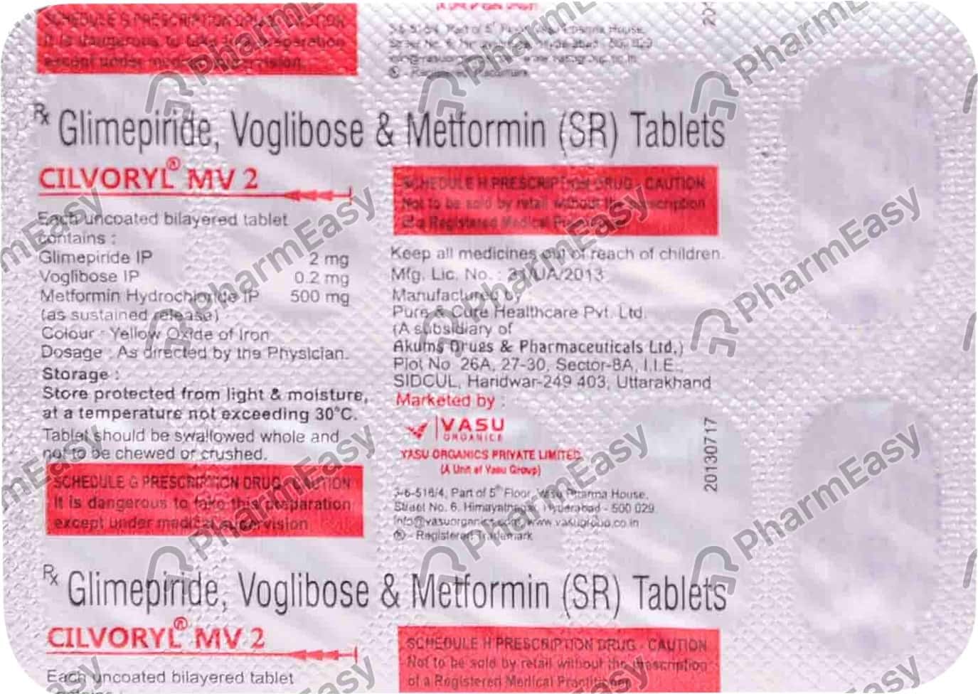 Cilvoryl Mv Tablet (10): Uses, Side Effects, Price & Dosage | PharmEasy