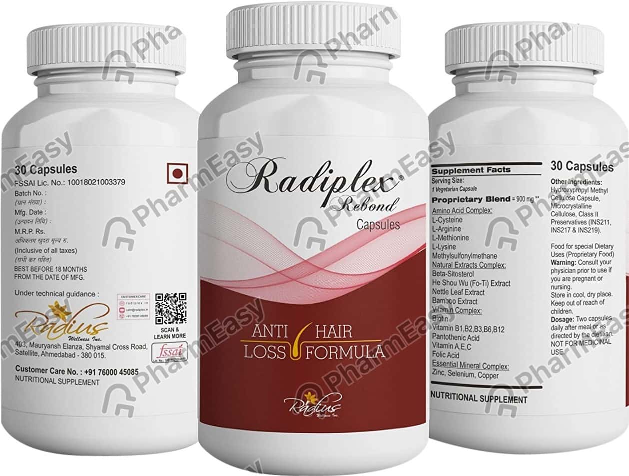Buy Radiplex Rebond Capsule (30) Online at Flat 15% OFF | PharmEasy