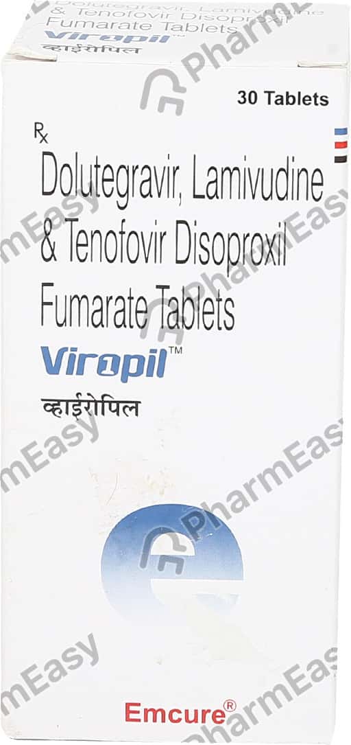 Viropil Bottle Of 30 Tablets: Uses, Side Effects, Price & Dosage ...