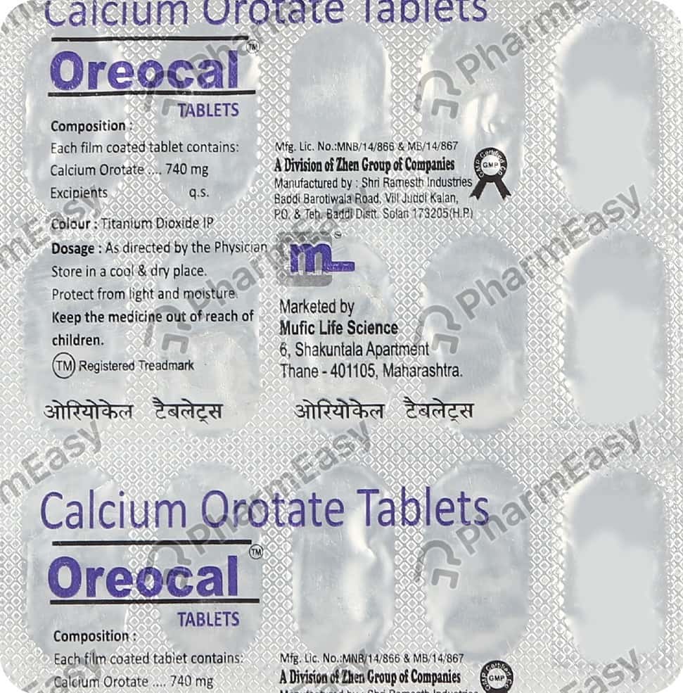 Buy Oreocal 740 MG Tablet (15) Online at Flat 15% OFF | PharmEasy