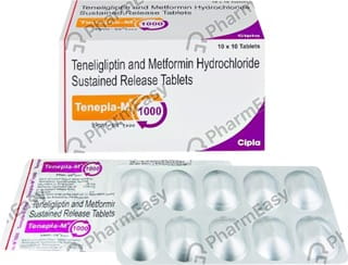 Tenepla M 1000mg Tablet 10'S: Uses, Side Effects, Price, Dosage ...