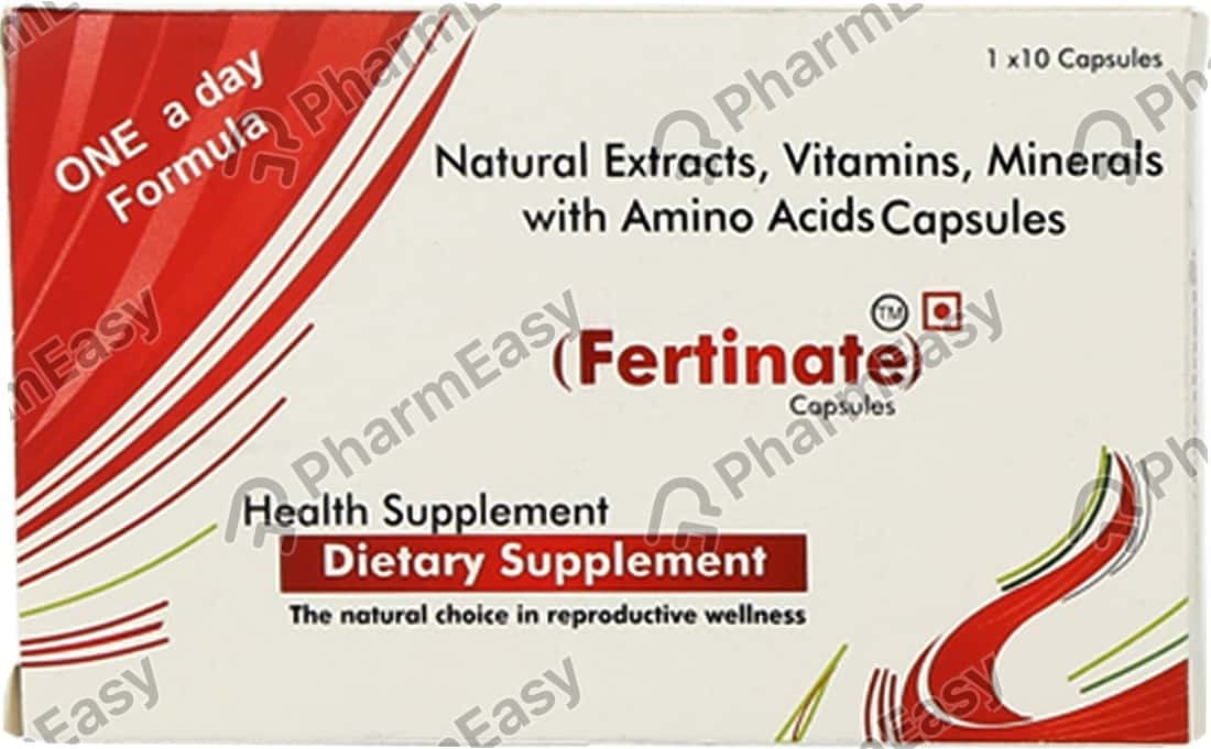 Buy Fertinate Capsule (10) Online at Flat 15% OFF | PharmEasy