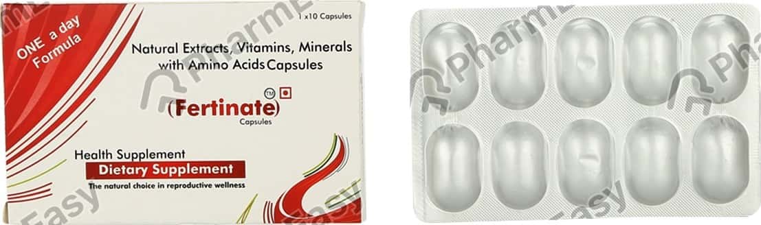 Buy Fertinate Capsule (10) Online at Flat 15% OFF | PharmEasy