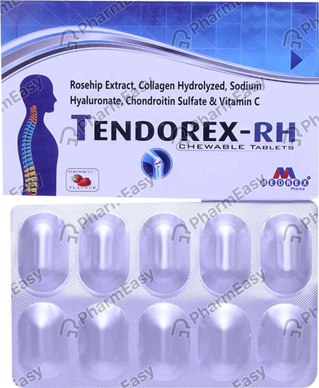 Buy Tendorex Rh Strip Of 10 Chewable Tablets Online at Flat 15% OFF ...