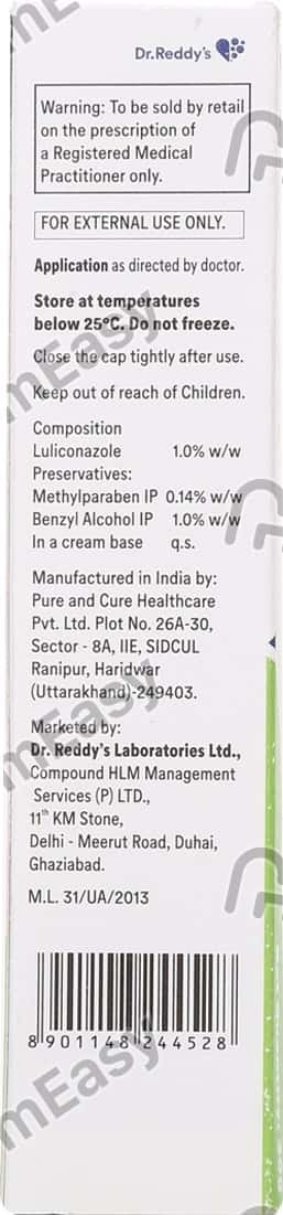 Lucrush 1 %W/W Cream (30): Uses, Side Effects, Price & Dosage | PharmEasy