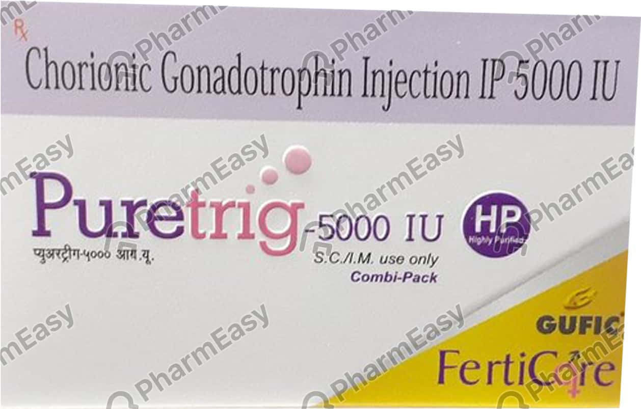 Puretrig 5000iu HP Combipack Injection: Uses, Side-effects, Price, Dosage & More Info - PharmEasy