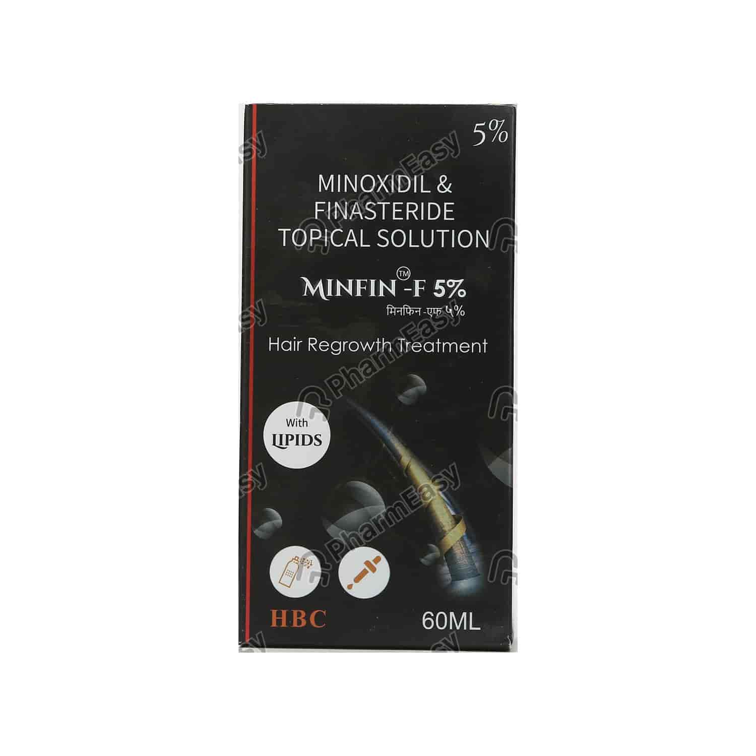 Buy Minfin F 5% Topical Solution 60ml Online at flat 15% off | PharmEasy